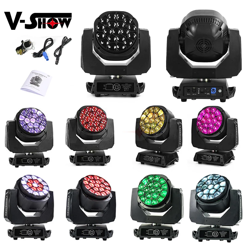 Bee Eye K10 19x15w Led Moving Head Light Zoom Rgbw Stage Led Moving ...