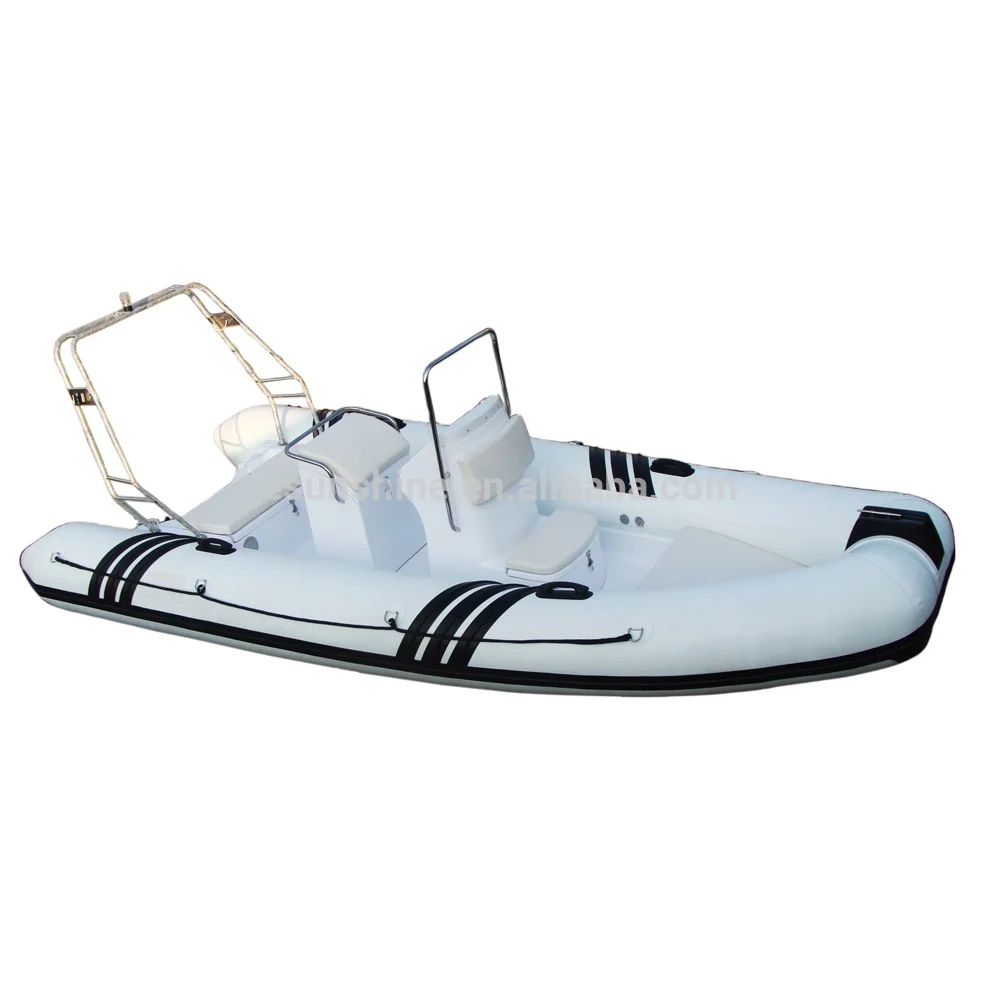 Rib540 Inflatable Boat With Fiberglass Hull And 5.4m Inflatable Rib ...