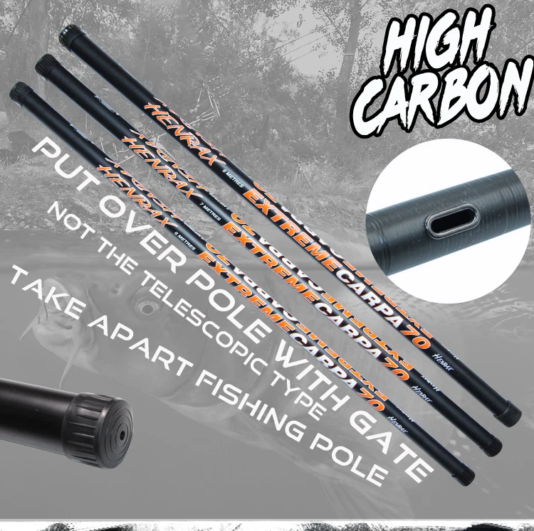 High Quality Fiber Glass Telescopic Carp Rod - 5M Match Fishing Pole