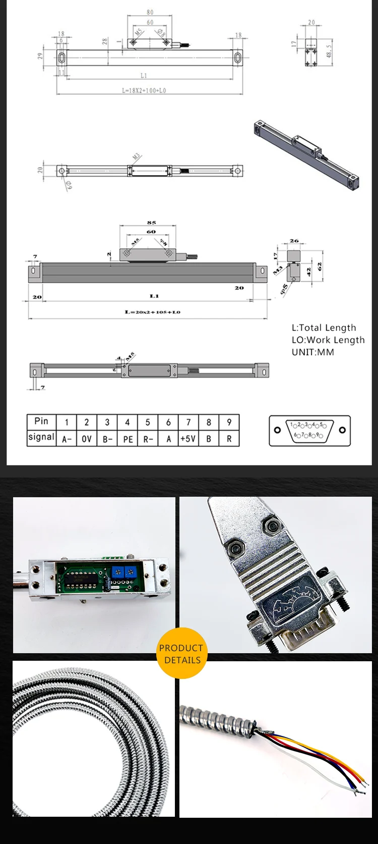 Single Axis Digital Readout And Linear Encoder Dro Gcs900-1d With Used ...