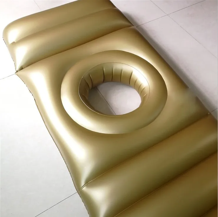 Stomach Sleeping Pool Float Inflatable Pregnancy Bed Mattress With Hole ...
