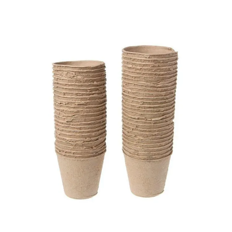 Nursery Pots Biodegradable Seedling Paper Pulp Pot Plant Peat Pots ...