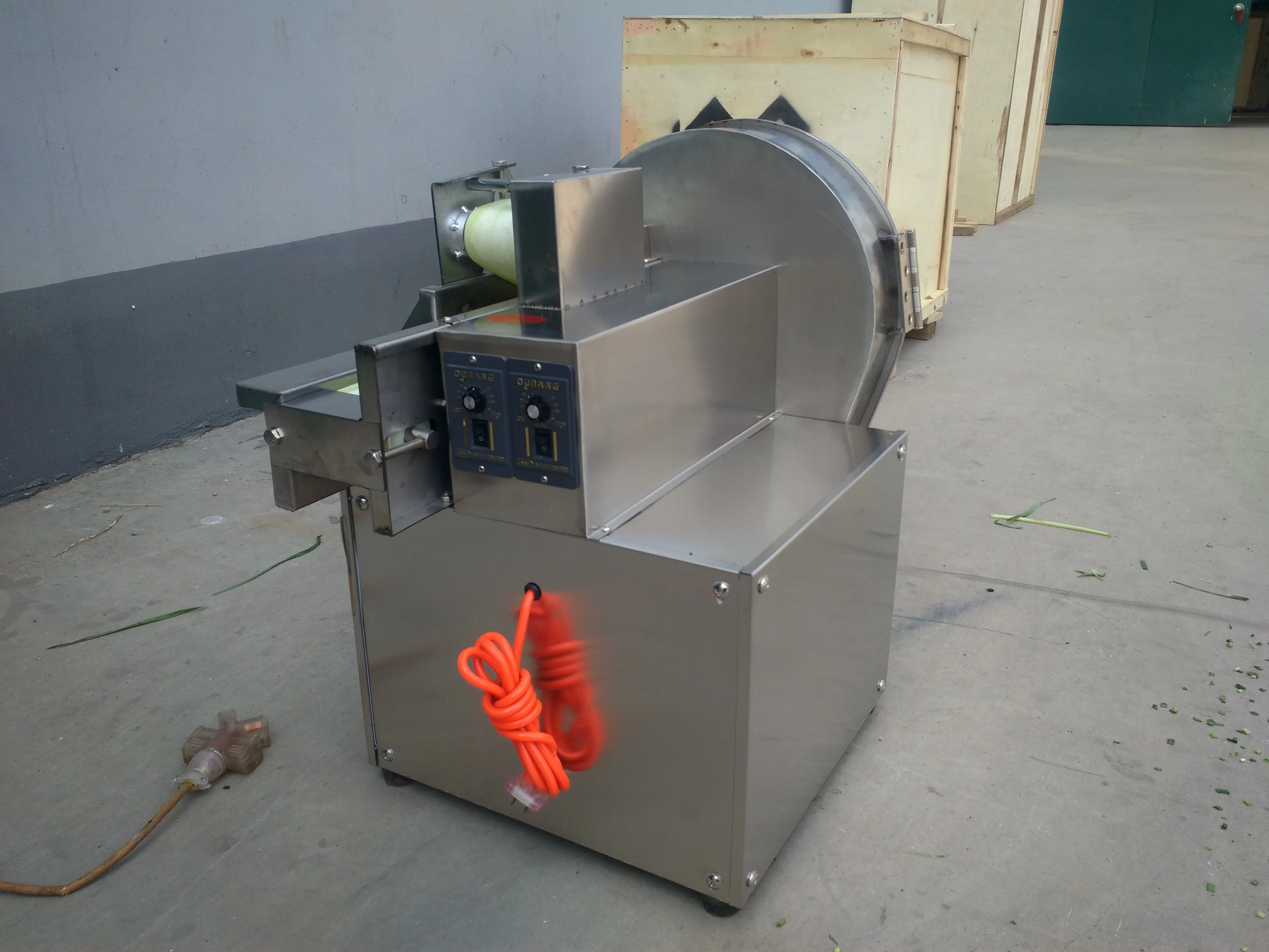 Electric Industrial Multifunctional Leek Cutting Machine /celery ...