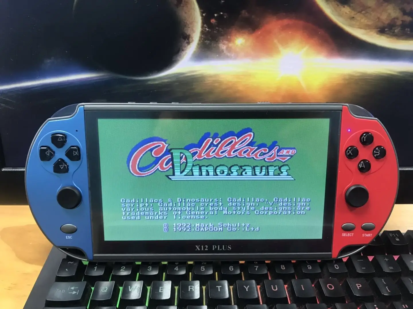 Manufacturer 64bit Game Console Big Screen 7inch 16gb X12 Plus Retro ...