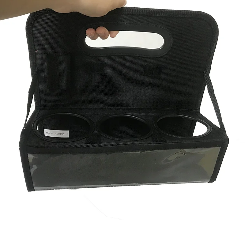 Portable Drink Carrier Reusable Coffee Cup Holder 6 Cup Collapsible ...
