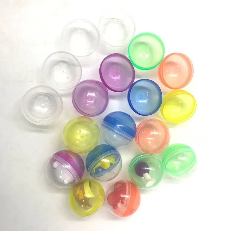 50mm Funny Children Toys Capsule Plastic Empty Eggshell Rainbow Color ...
