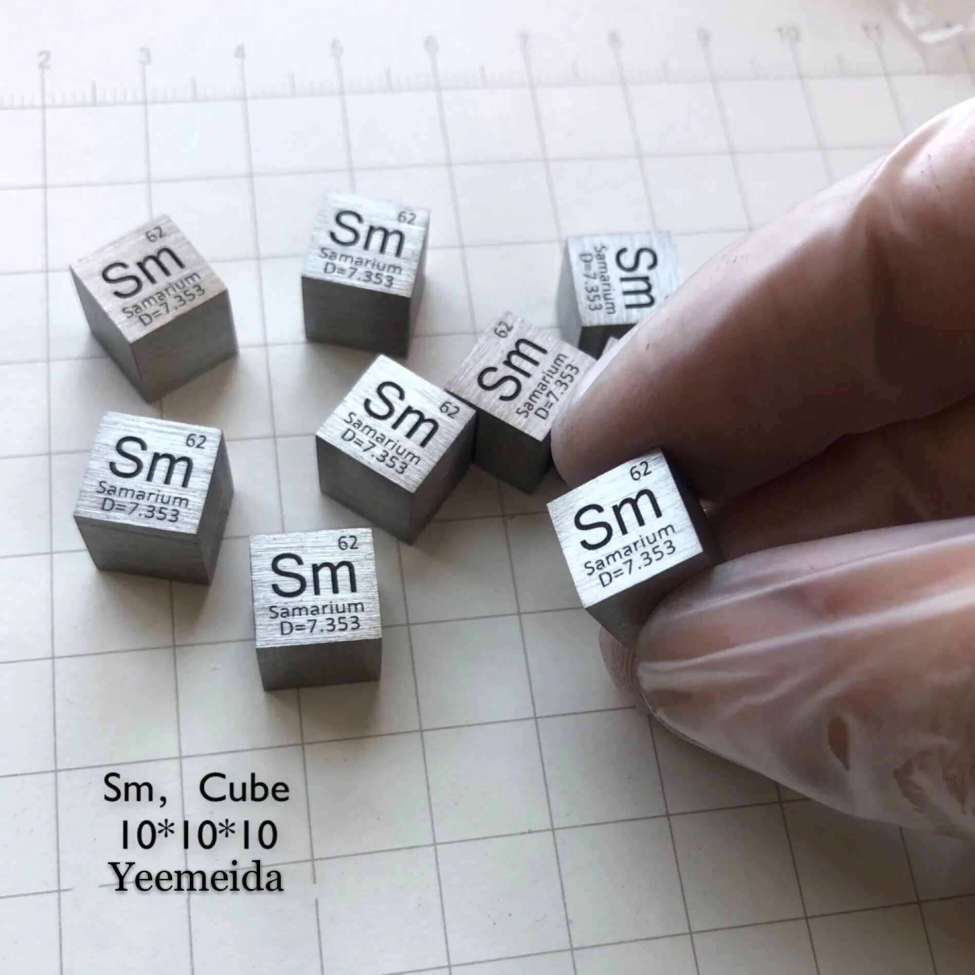 Rare Earth Metal Element Cubes - Perfect for Collections