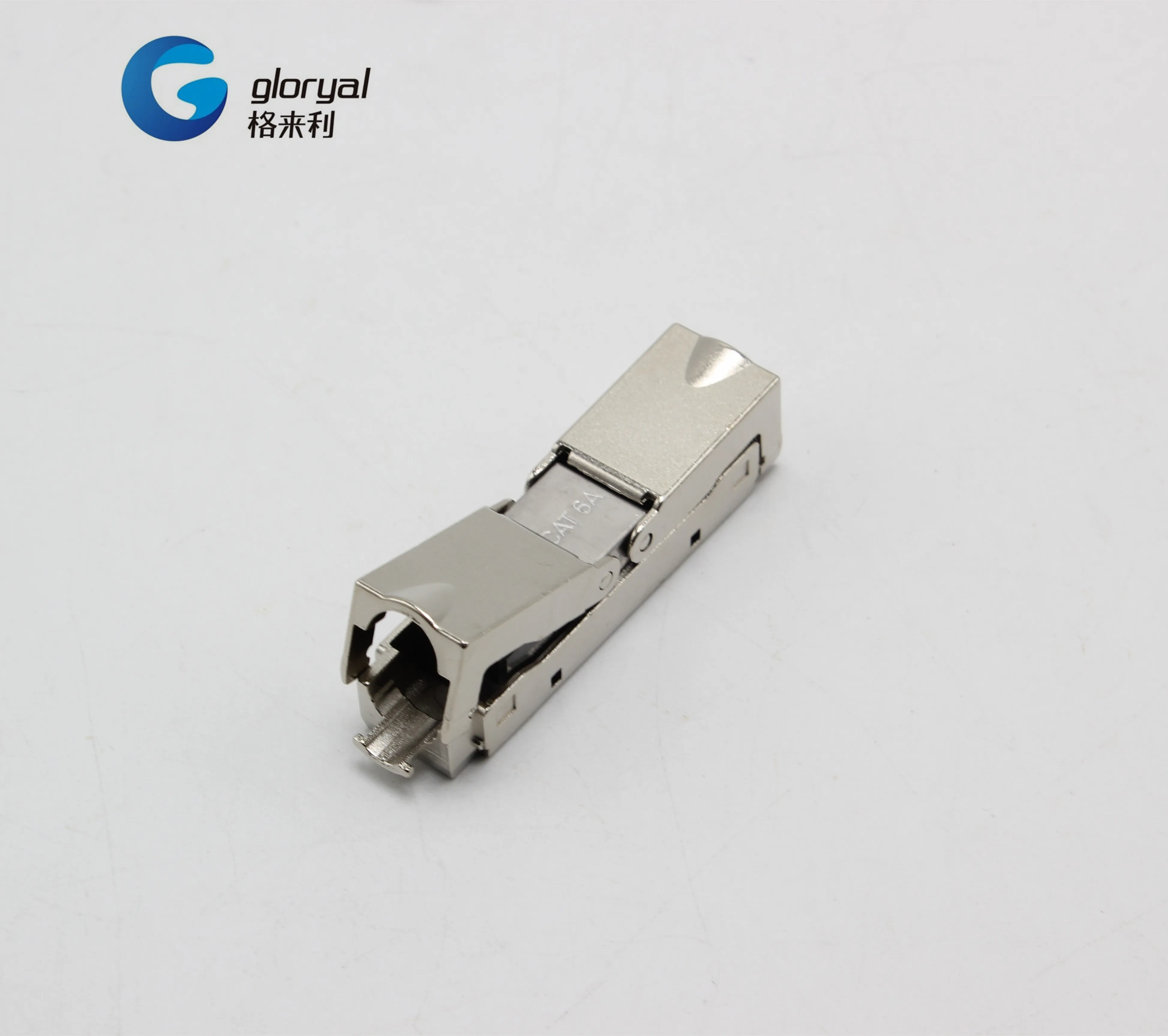 rj45 DOUBLE TWINS stp cat.6a or cat.6 connector toolless cat6a Modular Connectors Plug Metal ...