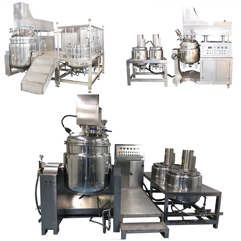Jhvm Series Ss304 Cosmetic Using Cream Vacuum Emulsion Homogenizer Nail ...