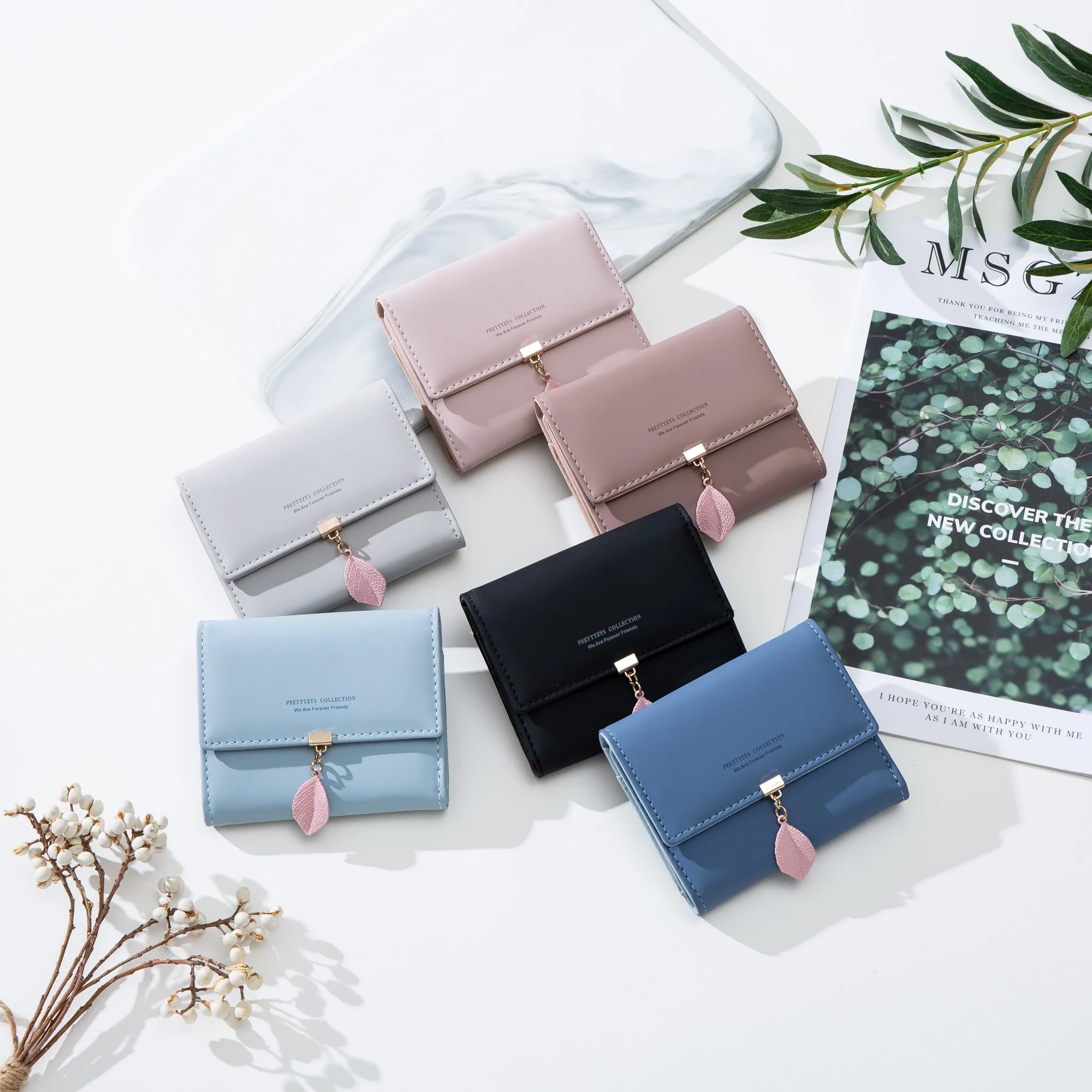 Prettyzys Fashion Purse - Small Wallet for Luxury PU Leather