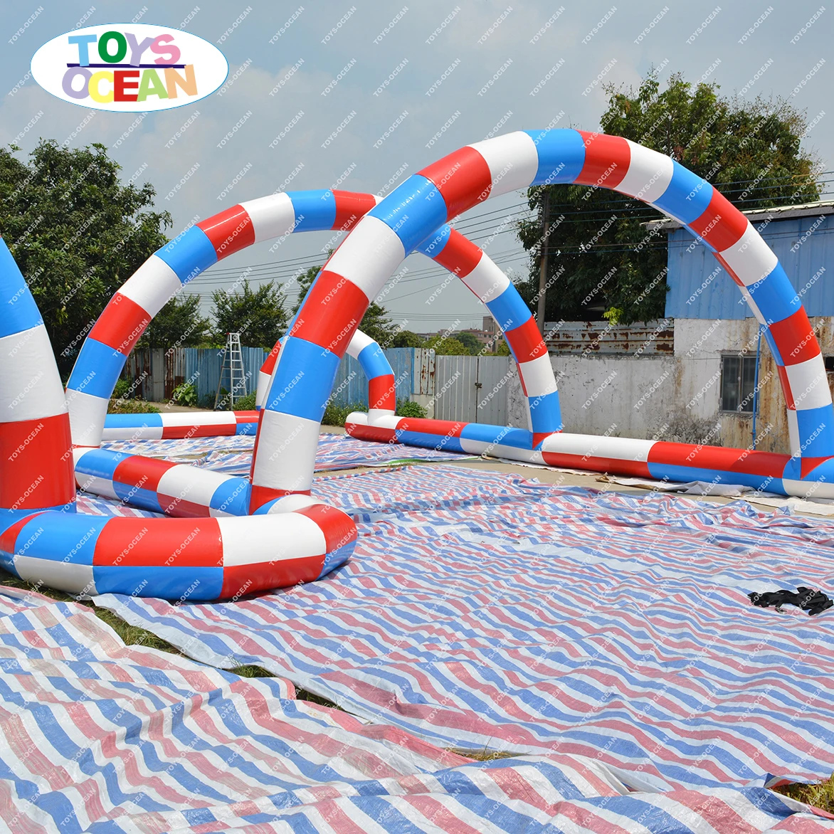 Large Air Race Track Inflatable Go Karting For Sale - Buy Inflatable Go ...