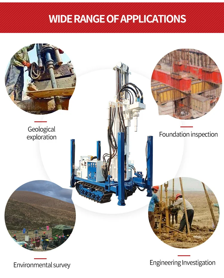 Geological Soil Rock Sampling Drilling Rig Hydraulic Deep Core Drilling ...