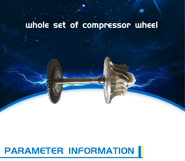 Whole Set of Compressor Wheel Turbo Rotor Turbocharger Rotor Turbine ...