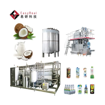 Complete Uht Coconut Milk Production Processing Line Plant Coconut ...