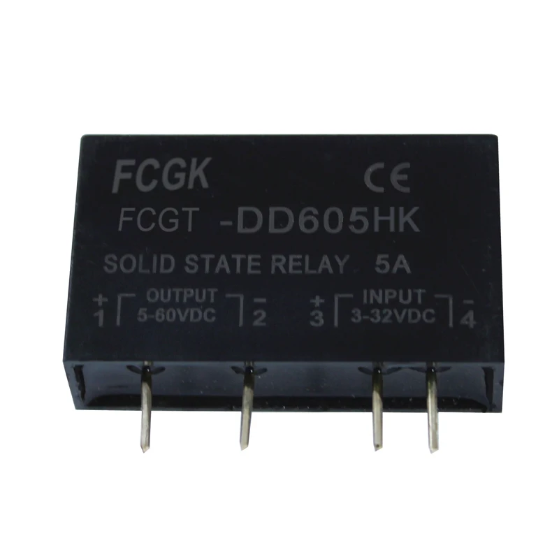Pcb 2a Dc Ssr Mount 5v Solid State Relay 5a Sip 4pin Dc-ac Ssr 5v Relay ...