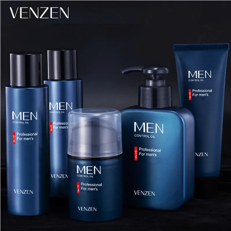 VENZEN Men's Skincare - Five Pcs Suit for All Skin Types