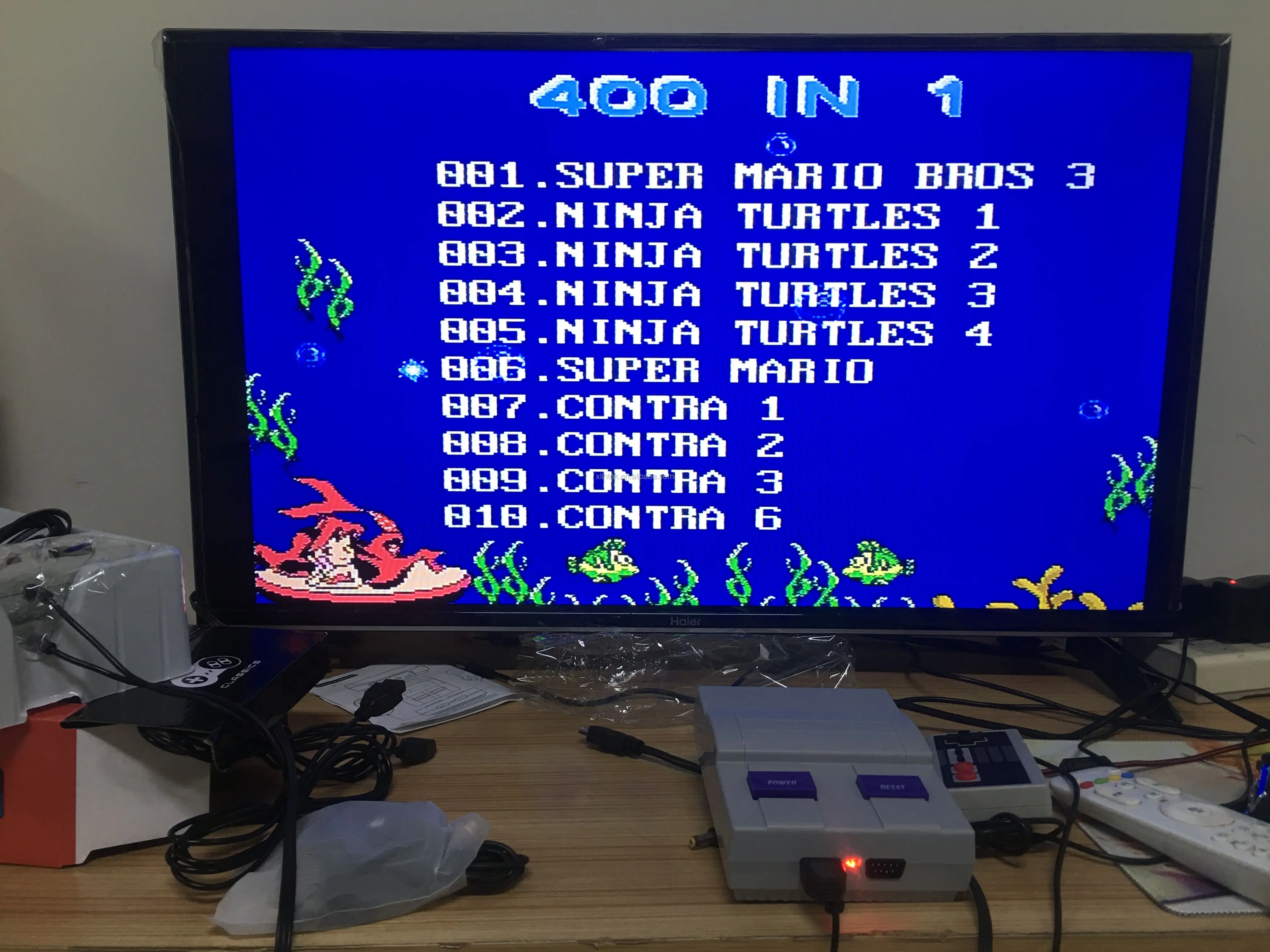 Classic Video Game Retro Game Console 400 Super Mini 400 Games Built-in ...