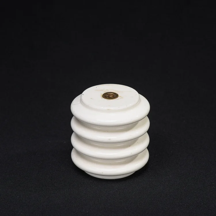 Ceramic High Voltage Electrical Insulator With Threaded Brass Insert ...