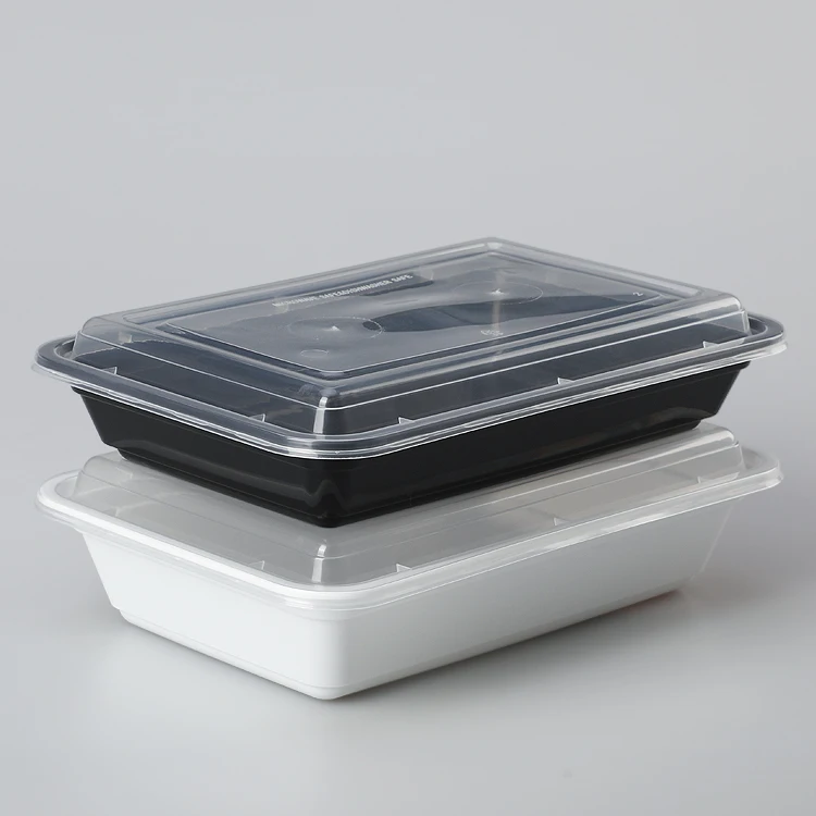Sz-888 Single Compartment Disposable Plastic Containers Fast Food Box ...