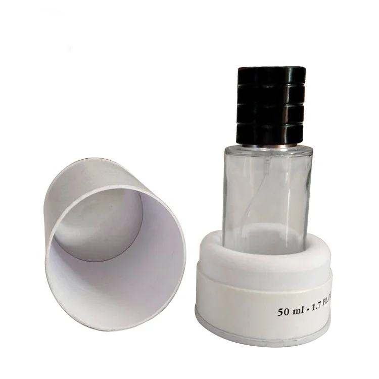 Luxury Boite Parfum - Customize Logo & White Leather Texture