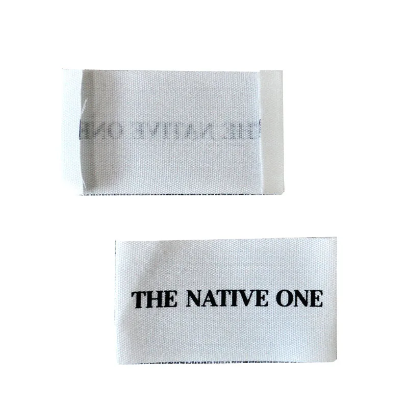 End Folding Washable Cotton Laundry Cloth Label Tag For Bag - Buy Cloth ...