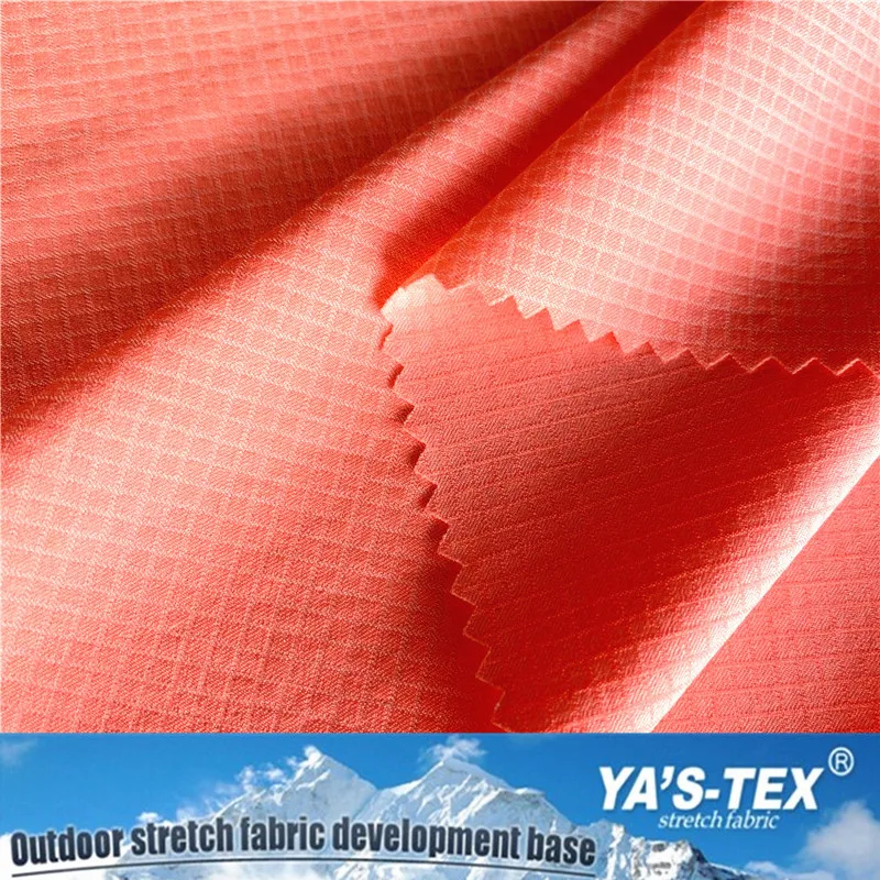 70% Polyamide 20% Polyester 10% Spandex Elastane Grid Fabric Waterproof ...