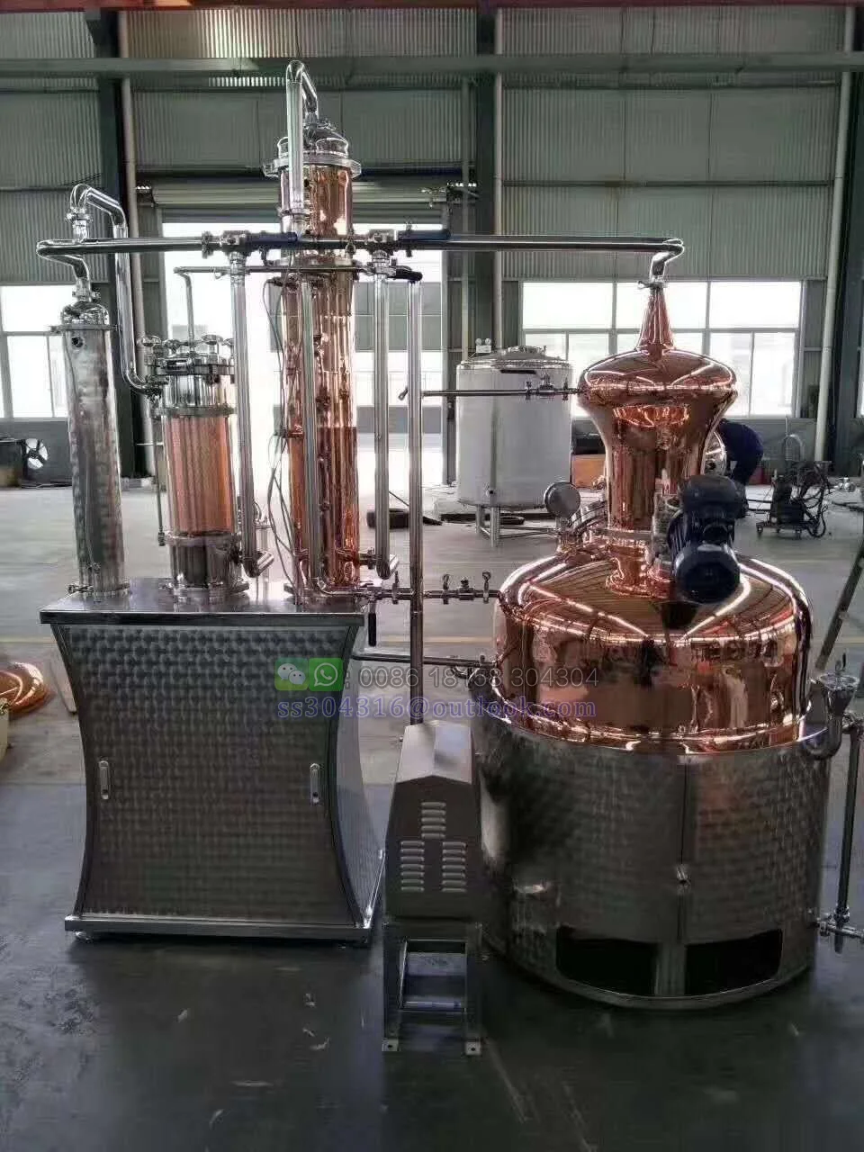 Alembic Copper Distillation Stills Automatic Alcohol Distiller - Buy ...