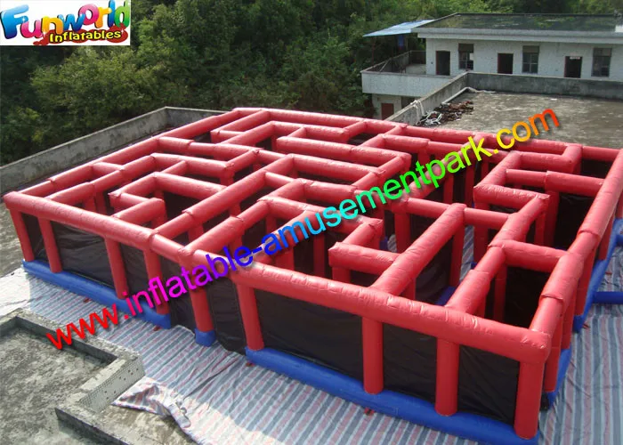 Outdoor Giant Obstacle Course - Inflatable Labyrinth Game