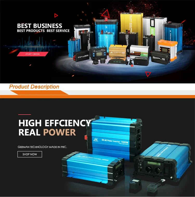 1500w 12v 24v 48v Dc To Ac 110v 220v Pure Sine Wave Power Inventor ...