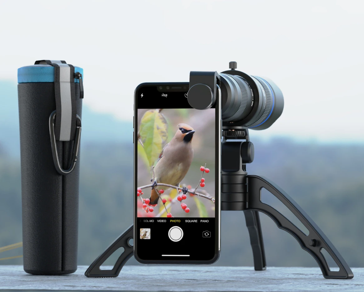 Apexel — Téléobjectif 20-40x Ultra Premium Réglable,Caméra Zoom Pour ...
