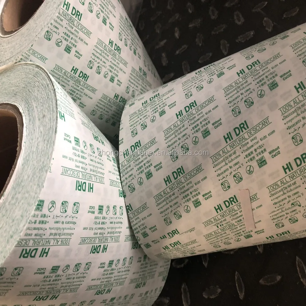 Super Dry Desiccant Paper Roll - Customized Size & Brand