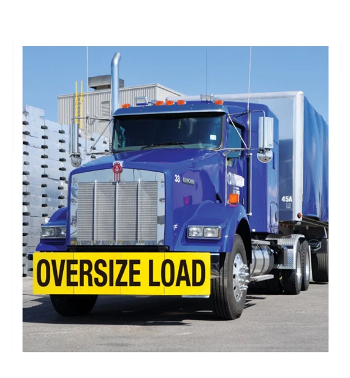 Alumetal Yellow 36x6 In 72x12 In 84x18 In Aluminum Wide Load Oversize ...