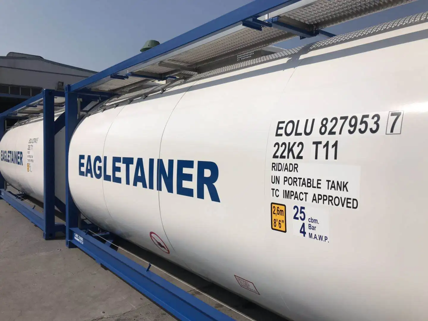 Weatherproof Adhesive Vinyl Labels For Tank Container Outdoor Use 5-8 ...