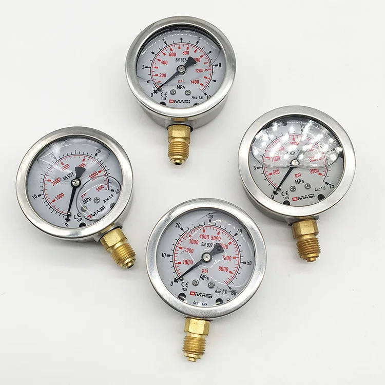 Oil Manometer Pressure Gauge For Hydraulic Press Test Kit - Buy ...