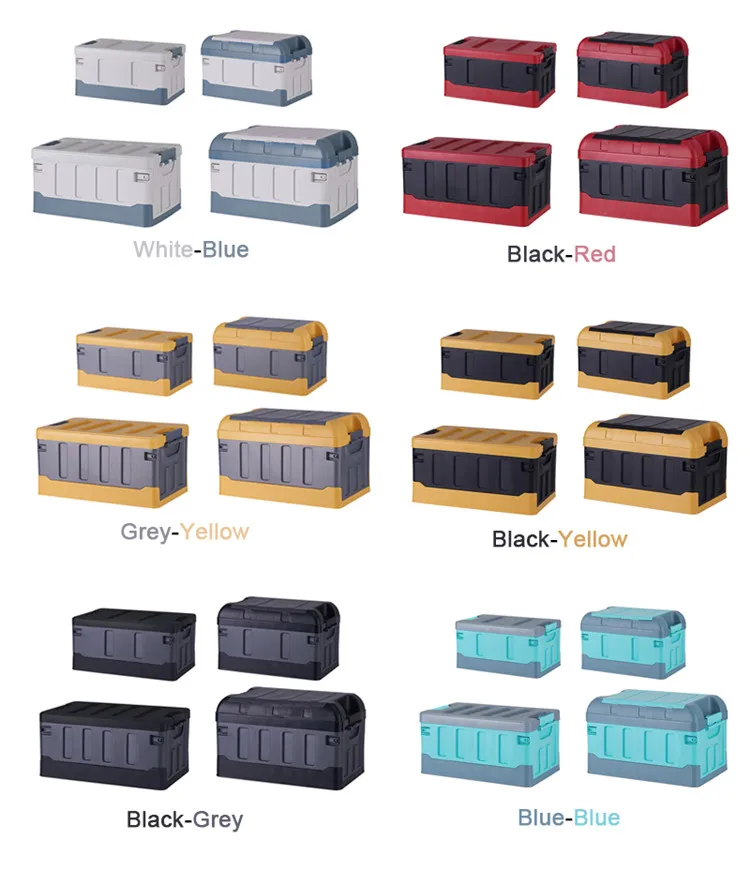 New High Quality Heavy Duty Plastic Foldable Folding Car Storage Box ...