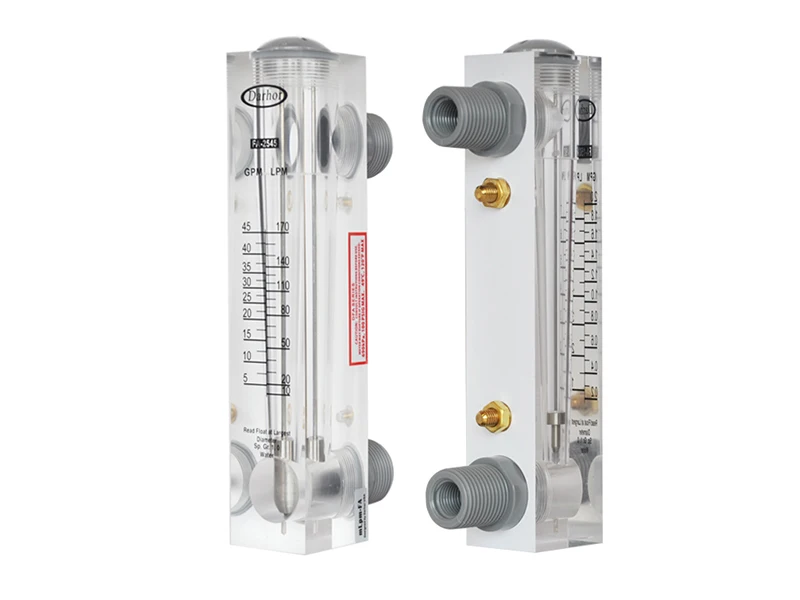 Darhor Dfg-4t6t Acrylic Rotameter Panel Mount Air Flow Meter Gas Flow Meter Lab Oxygen Ar N2 ...
