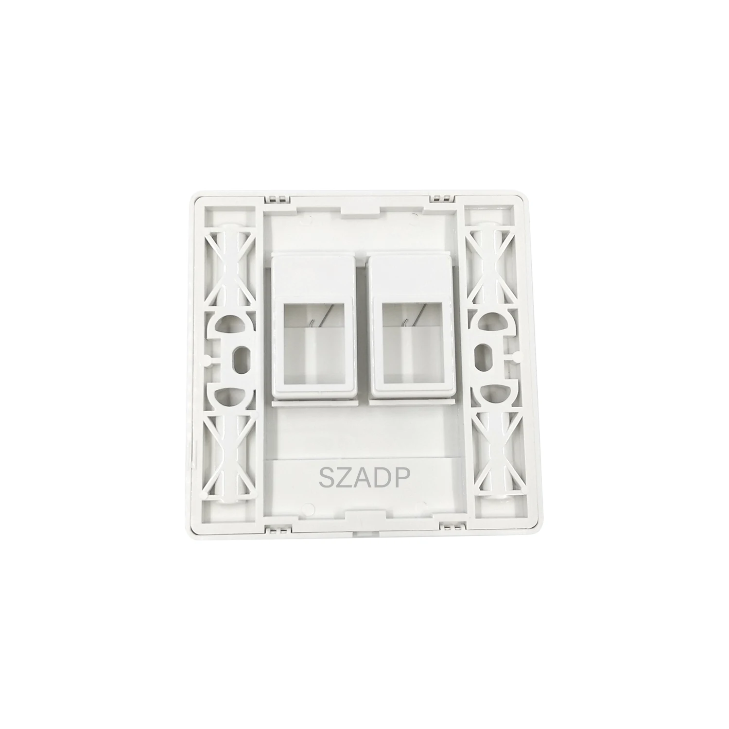 Faceplate RJ45 RJ11 - 1/2 Port 86mm Socket Network Wall Faceplate