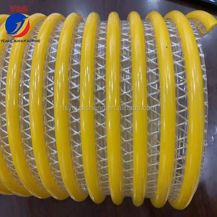 8 Inch Flexible Fibre Pvc Helix Spiral Reinforced Pvc Suction Hose ...