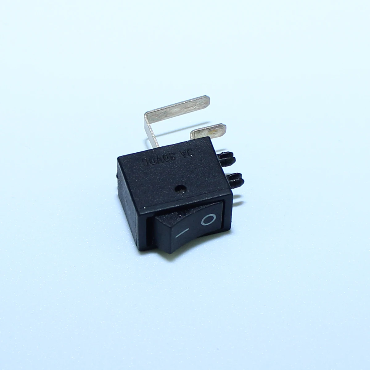 Right Angle PCB Terminal Small ON-OFF Rocker Switch - 10000 Cycles