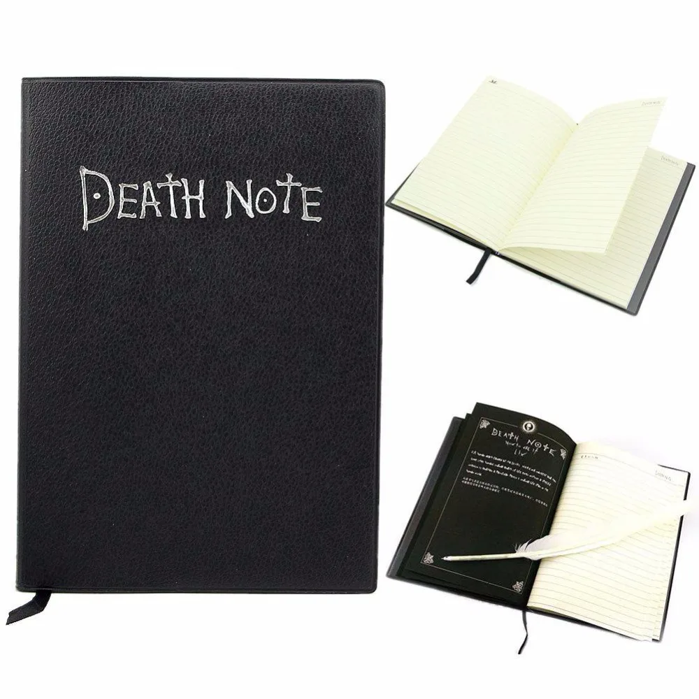 Death Note Writing Journal Notebook Planner Anime Diary Cartoon Book ...