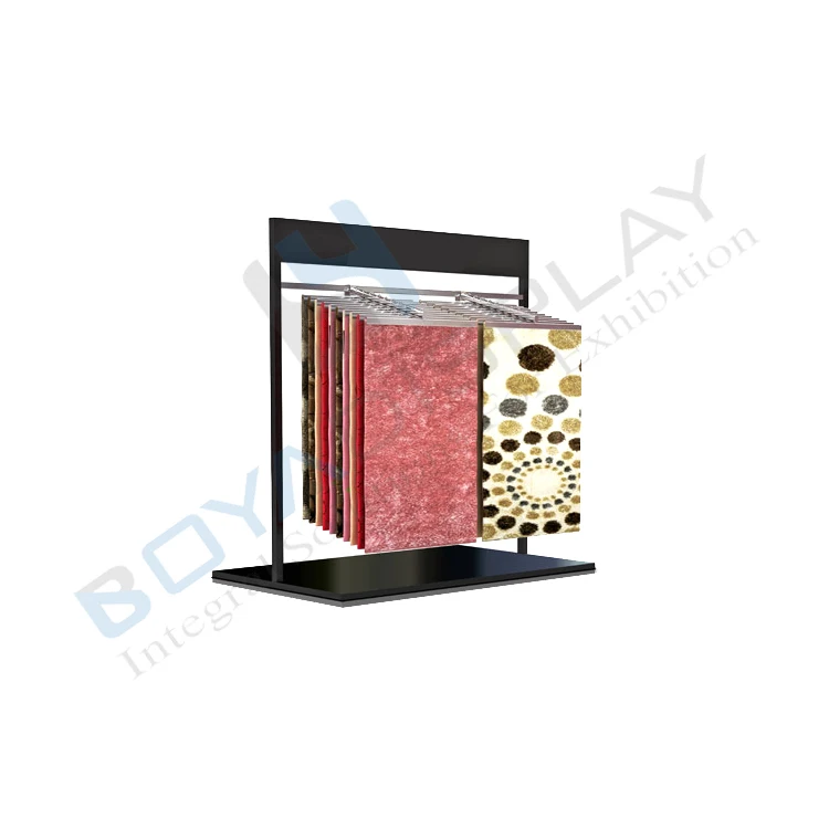 Metal Hanging Floor Small Carpet Tile Rug Display Stand,Carpet Display ...