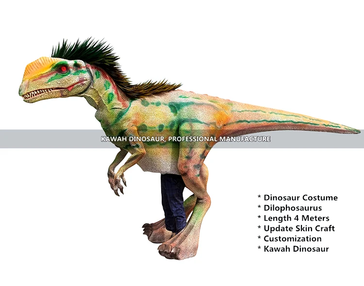 Dino Park Show Life Size Adult Dinosaur Costume Walking Realistic ...