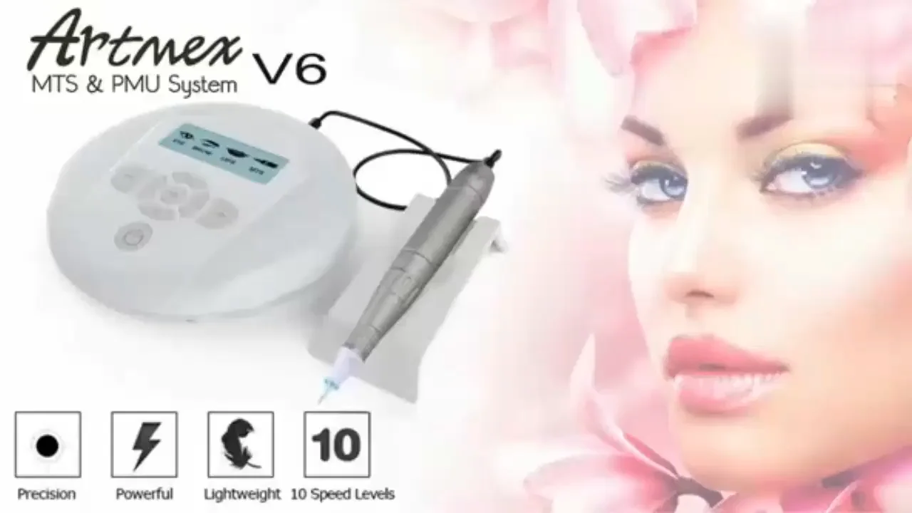 Permanent Makeup Tattoo Machine Artmex V6 Eye Brow Lip Rotary Pen Mts ...