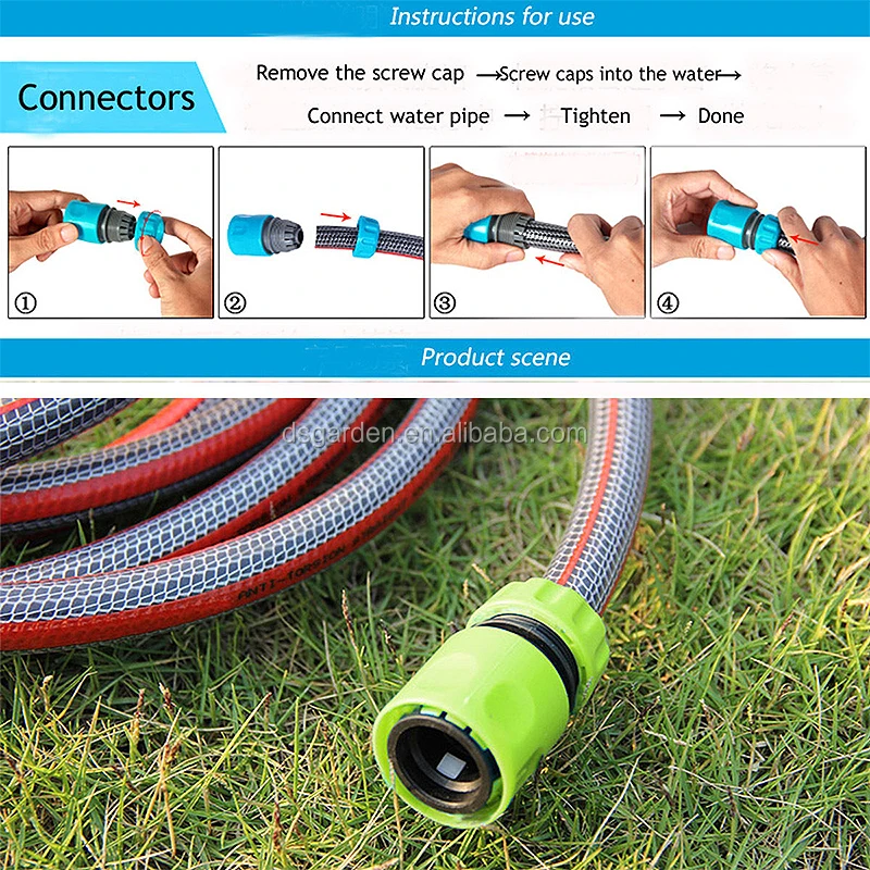 3-way Y Shaped Water Hose Quick Coupling for Garden Irrigation