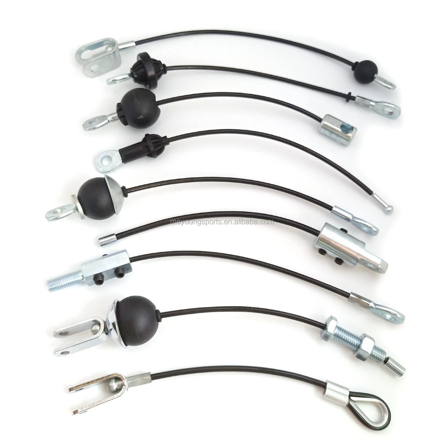 Gym Cable Accessories Ends Fittings Cable Connector Thimble Nylon Ball ...