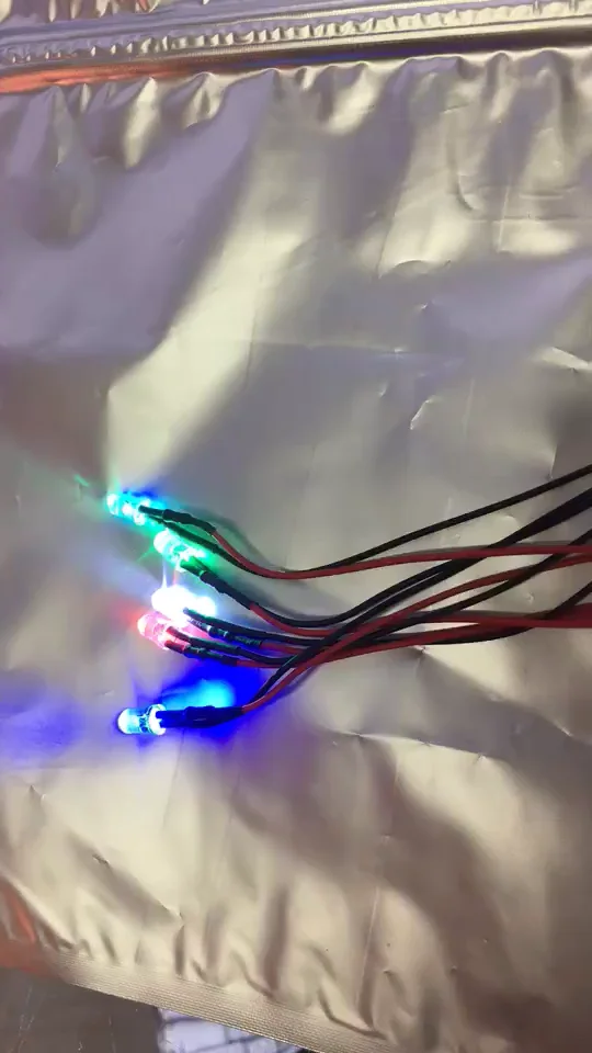 Pre Wire Emitting Diode Pre Wired Automotive Light Led Dc 20cm 3mm 12v ...