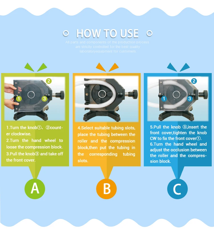 High Precision Lab Peristaltic Dosing Pump Price & Features