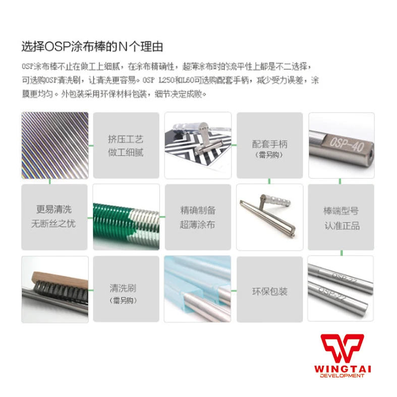 OSP Coating Rods - Precision Tools for Ink Applications