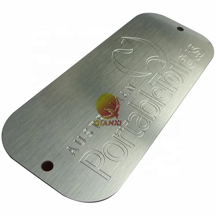 Custom Printing Anodized Metal Labels - Permanent Adhesive