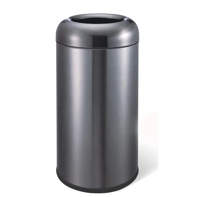 Gnf Round Open Top Dustbin Factory Wholesale Metal Waste Bin For ...